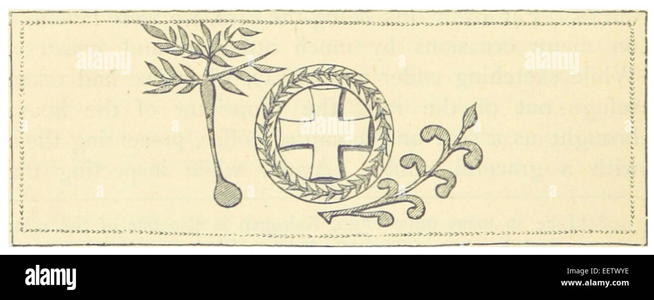 GRAHAM(1887) p196 A CHRISTIAN MONOGRAM Stock Photo - Alamy