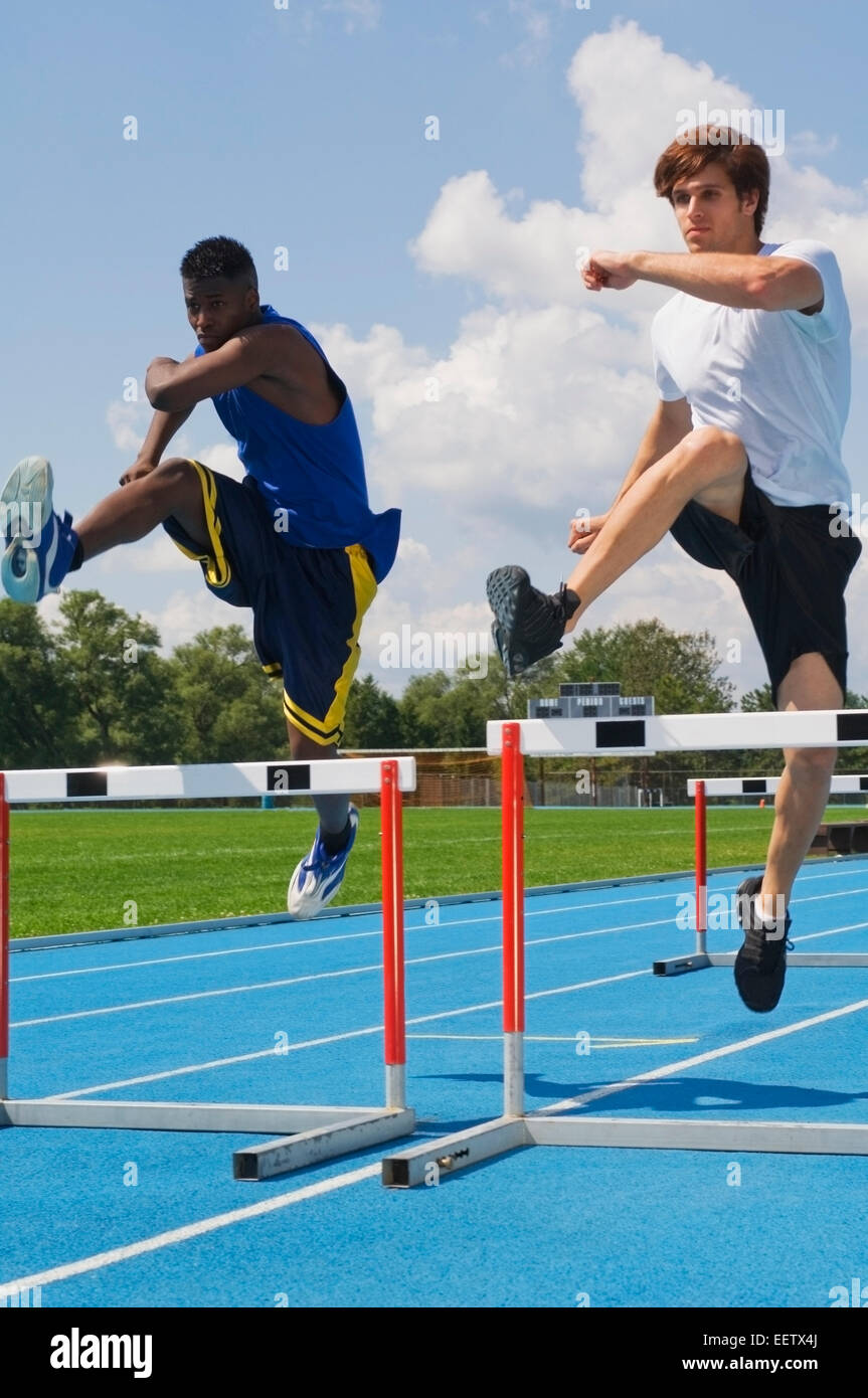 Hurdler black hi-res stock photography and images - Alamy