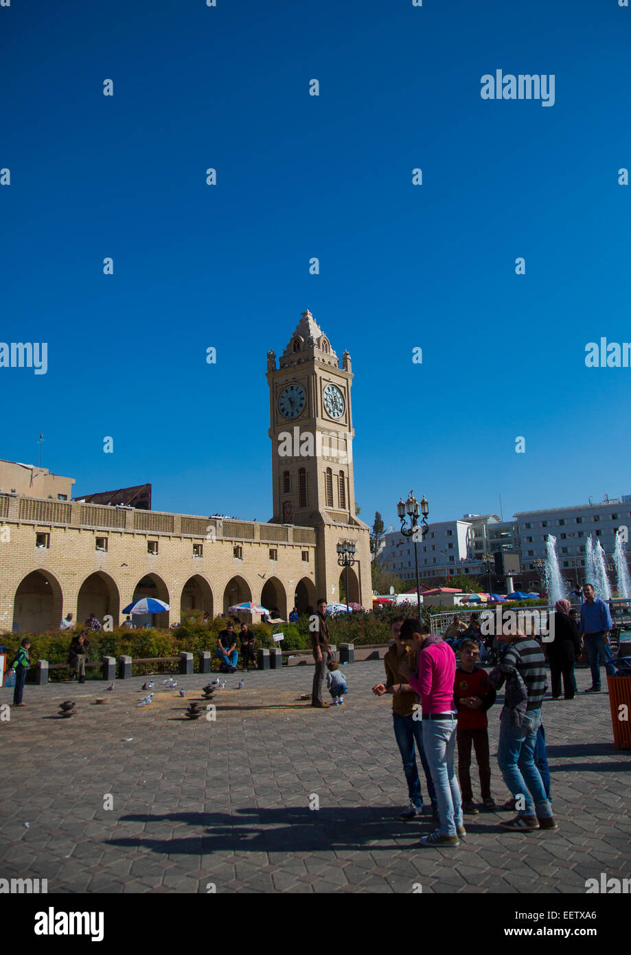 Iraq kurdistan erbil clock hi-res stock photography and images - Alamy