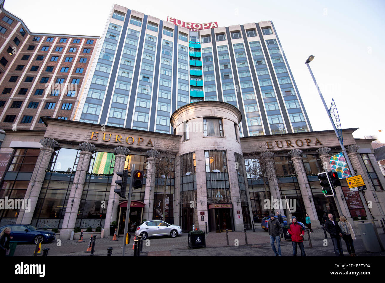 The hotel Europa which is the most bombed hotel in Europe suffering 28 ...