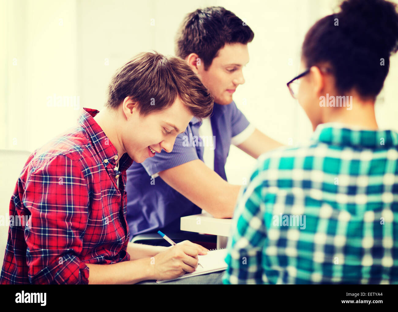 Student taking notes drawing classroom hi-res stock photography and ...
