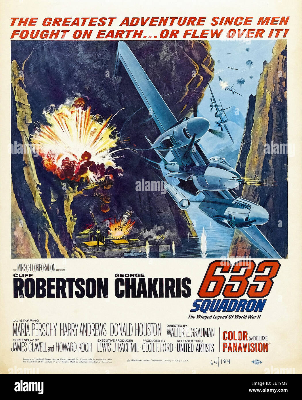 633 squadron movie poster display hi-res stock photography and images ...