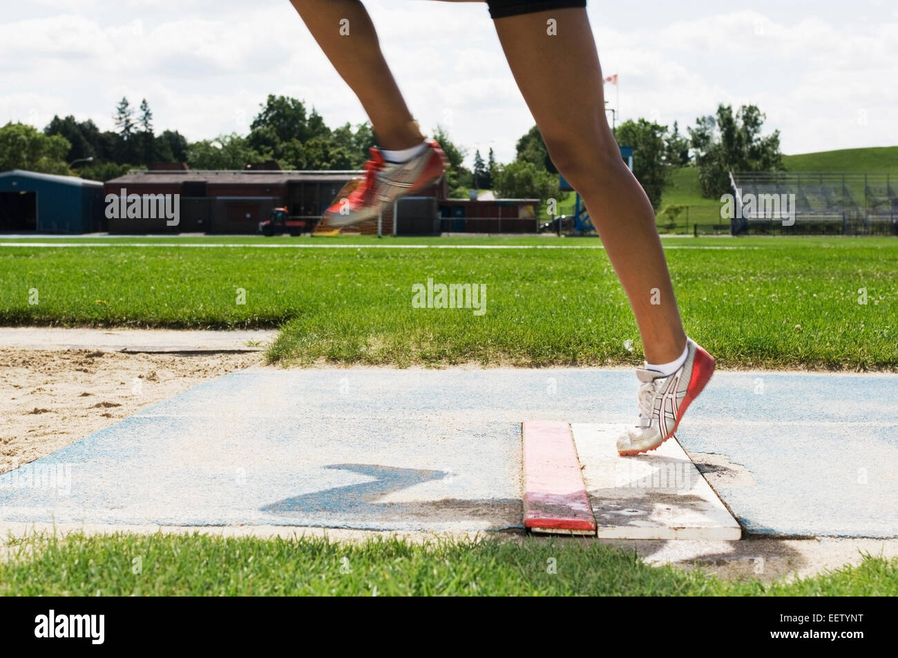 Long jump athlete hi-res stock photography and images - Alamy