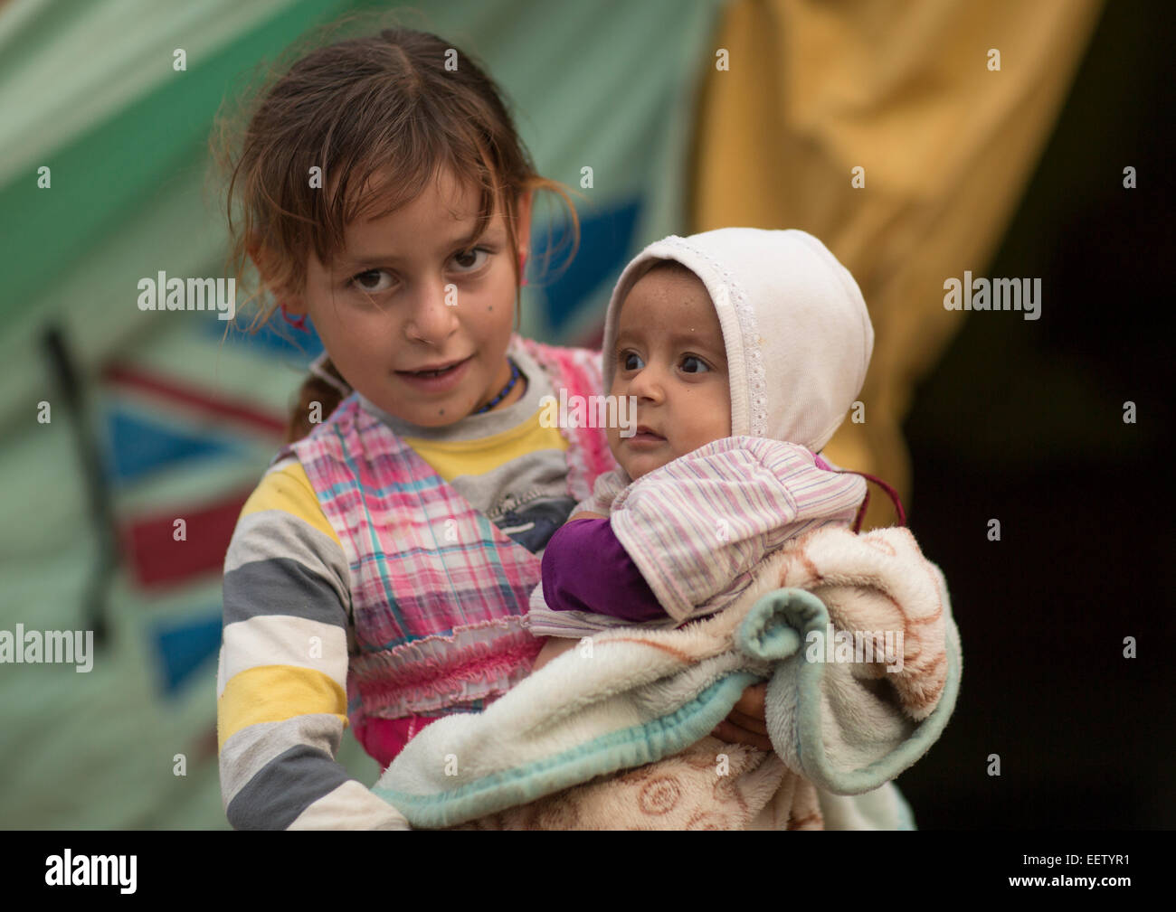 Refugee children uk hi-res stock photography and images - Alamy