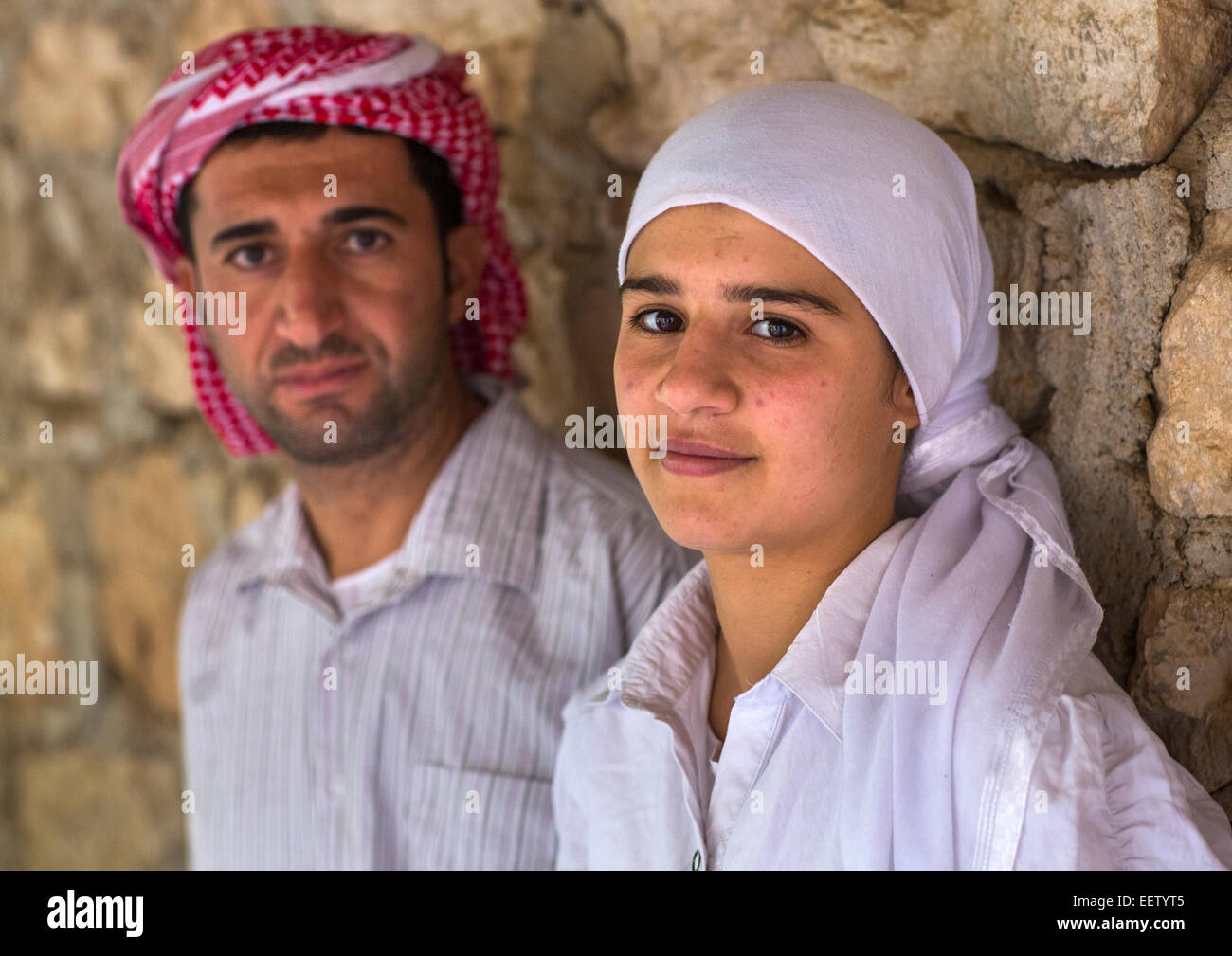 Yazidis People In Lalesh Temple, Kurdistan, Iraq Stock Photo: 77995349 ...