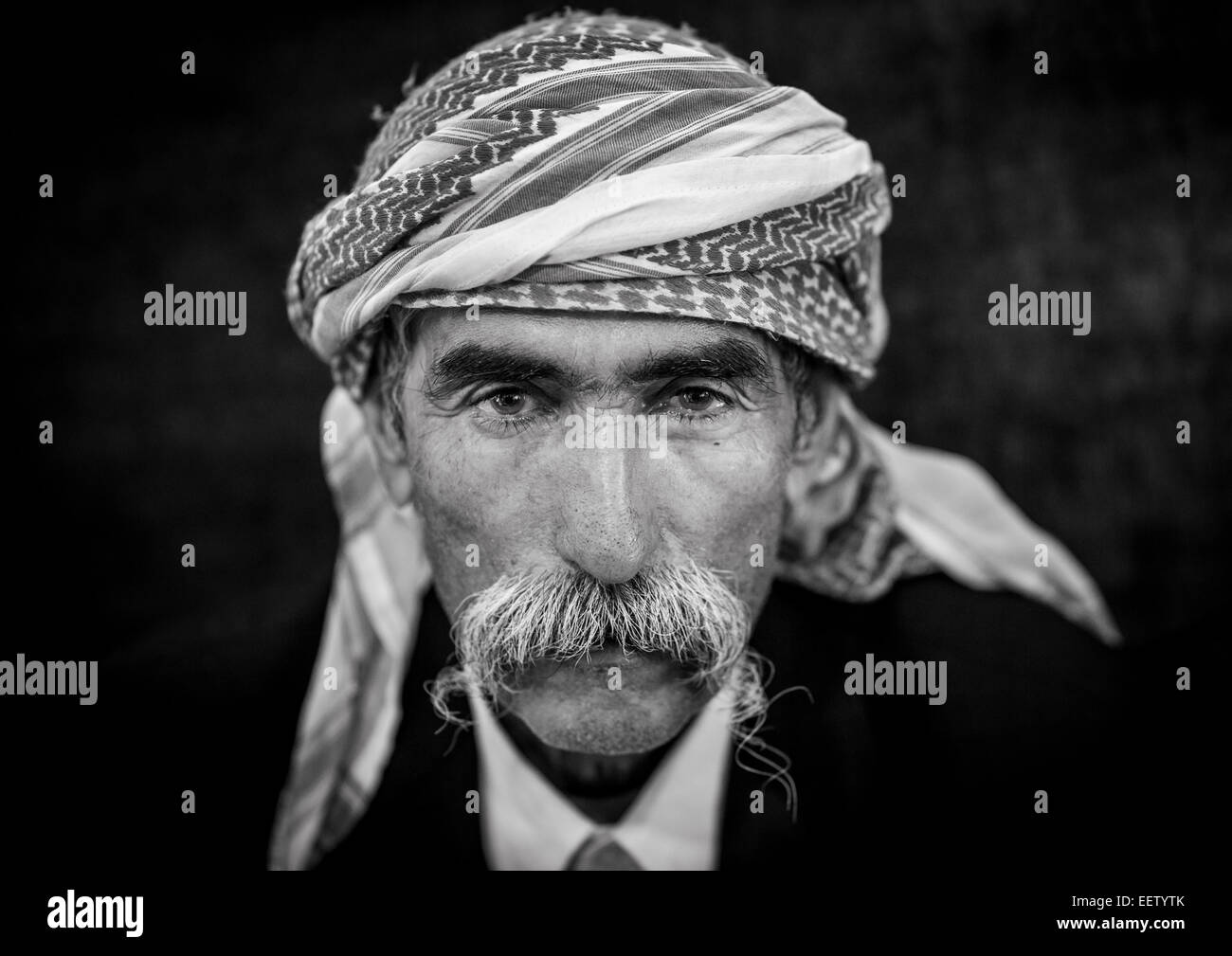 Yezidi Refugee Man Displaced From Sinjar Living In Lalesh Temple ...