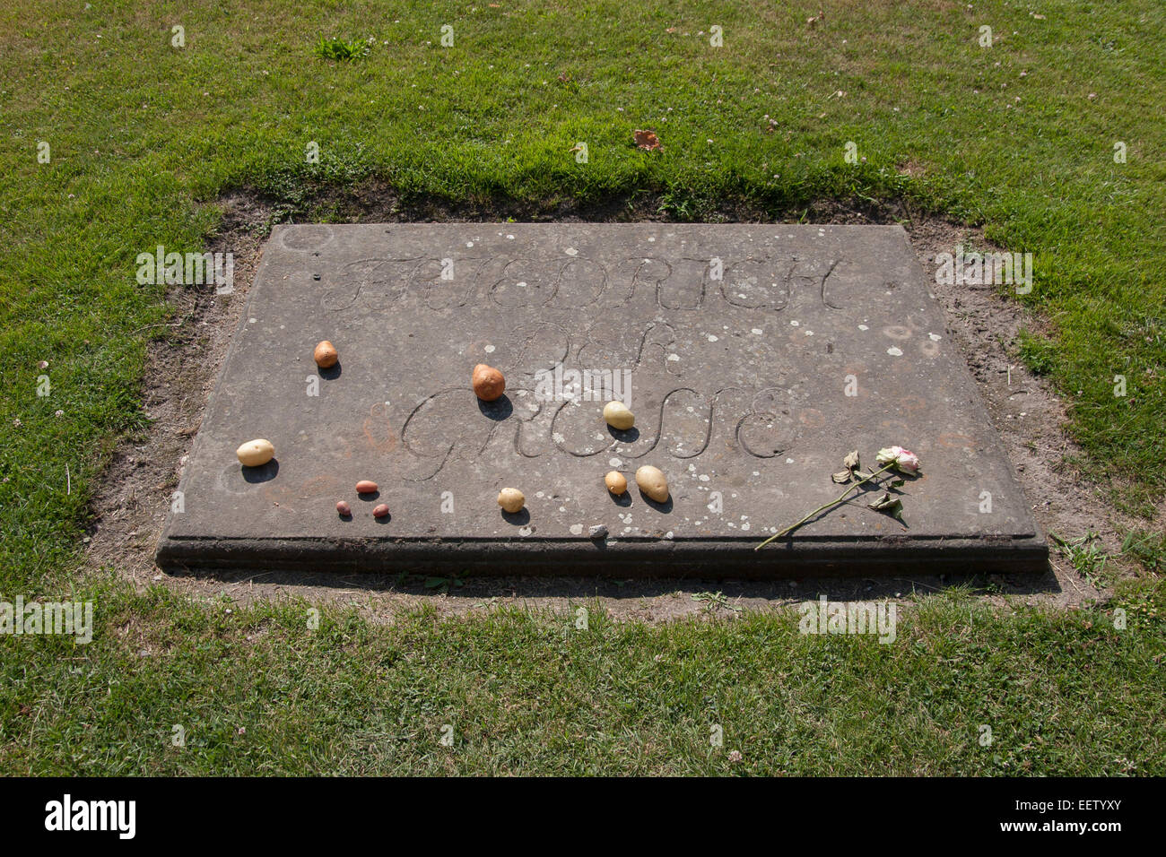 Potatoes Grave Frederick the Great Schloss Sanssouci Potsdam Germany ...