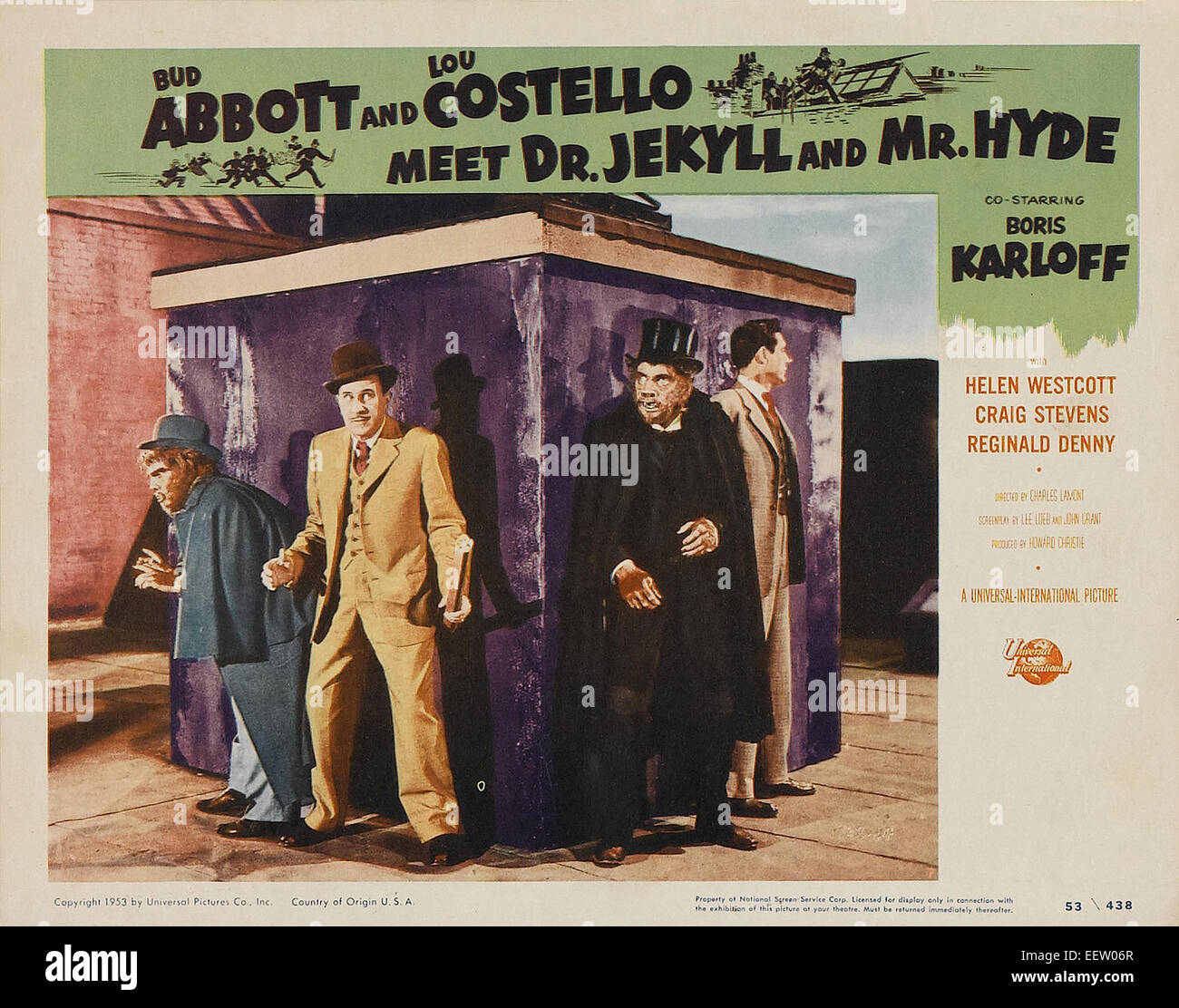 Abbott and Costello Meet Dr Jekyll and Mr Hyde - Movie Poster Stock Photo - Alamy