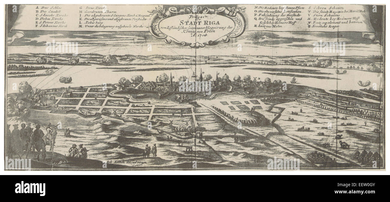 Vintage riga map hi-res stock photography and images - Alamy