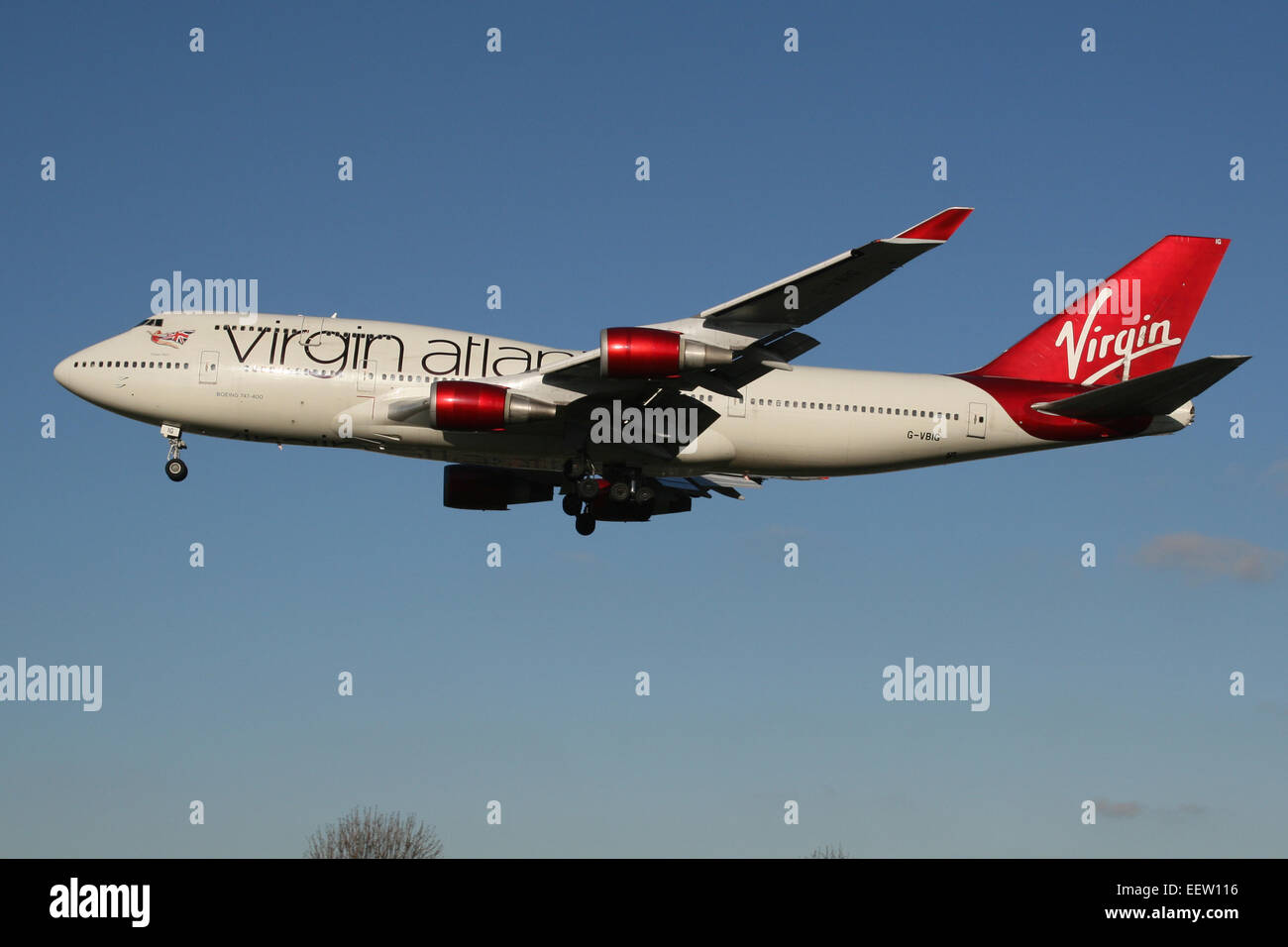 VIRGIN ATLANTIC 747 Stock Photo - Alamy