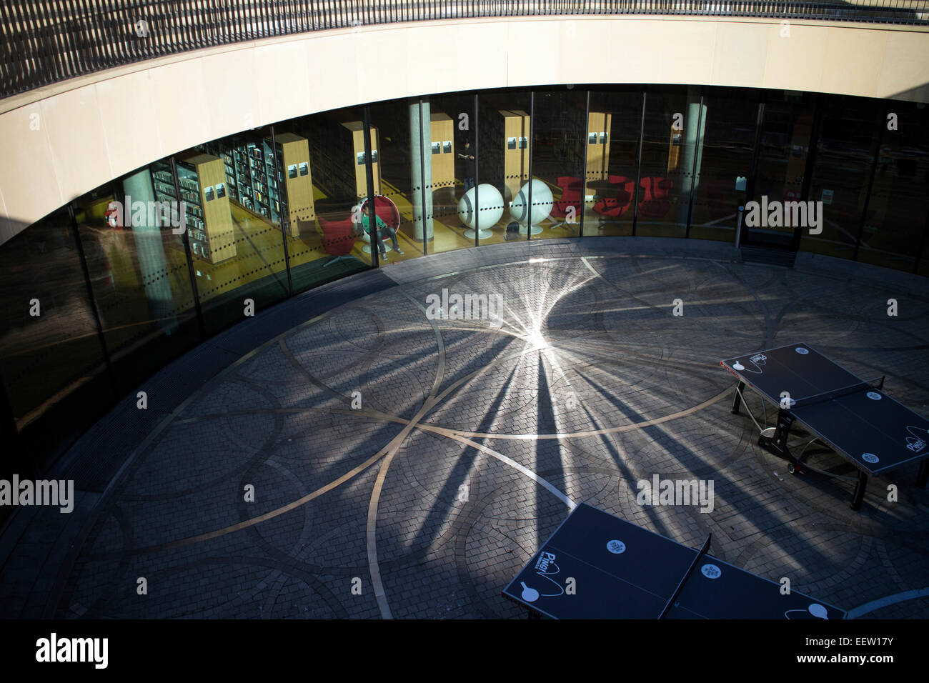 A caustic curve of reflected sunlight in the Ampitheatre, Library of ...