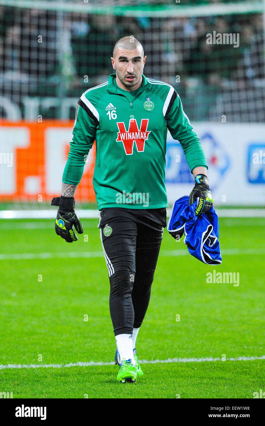 Stephane RUFFIER - 13.01.2015 - Saint Etienne/Paris Saint Germain - 1 ...