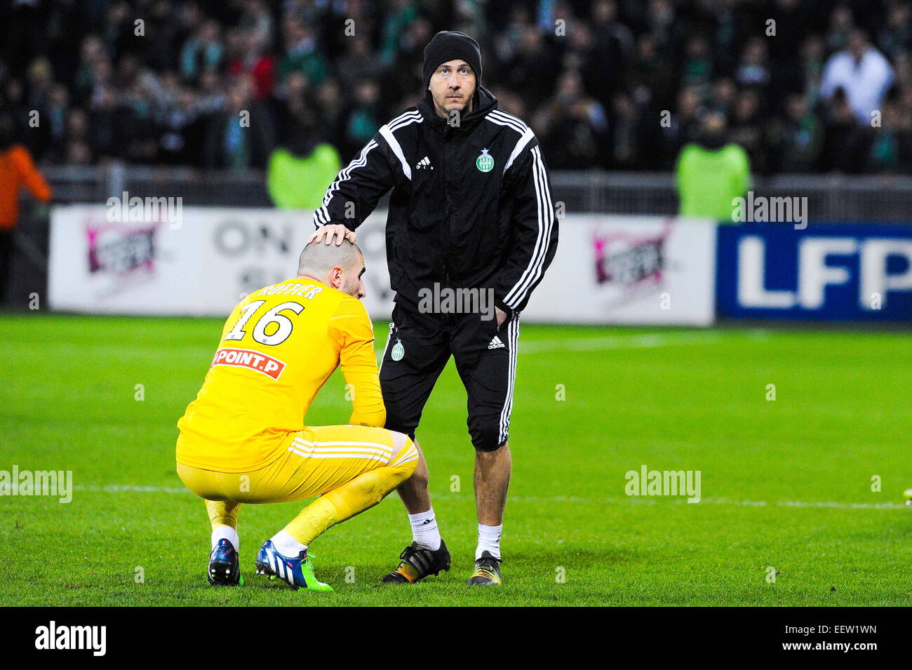 Stephane RUFFIER/Fabrice GRANGE - 13.01.2015 - Saint Etienne/Paris ...
