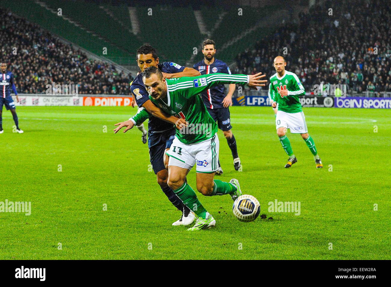 Yohan MOLLO - 13.01.2015 - Saint Etienne/Paris Saint Germain - 1 ...