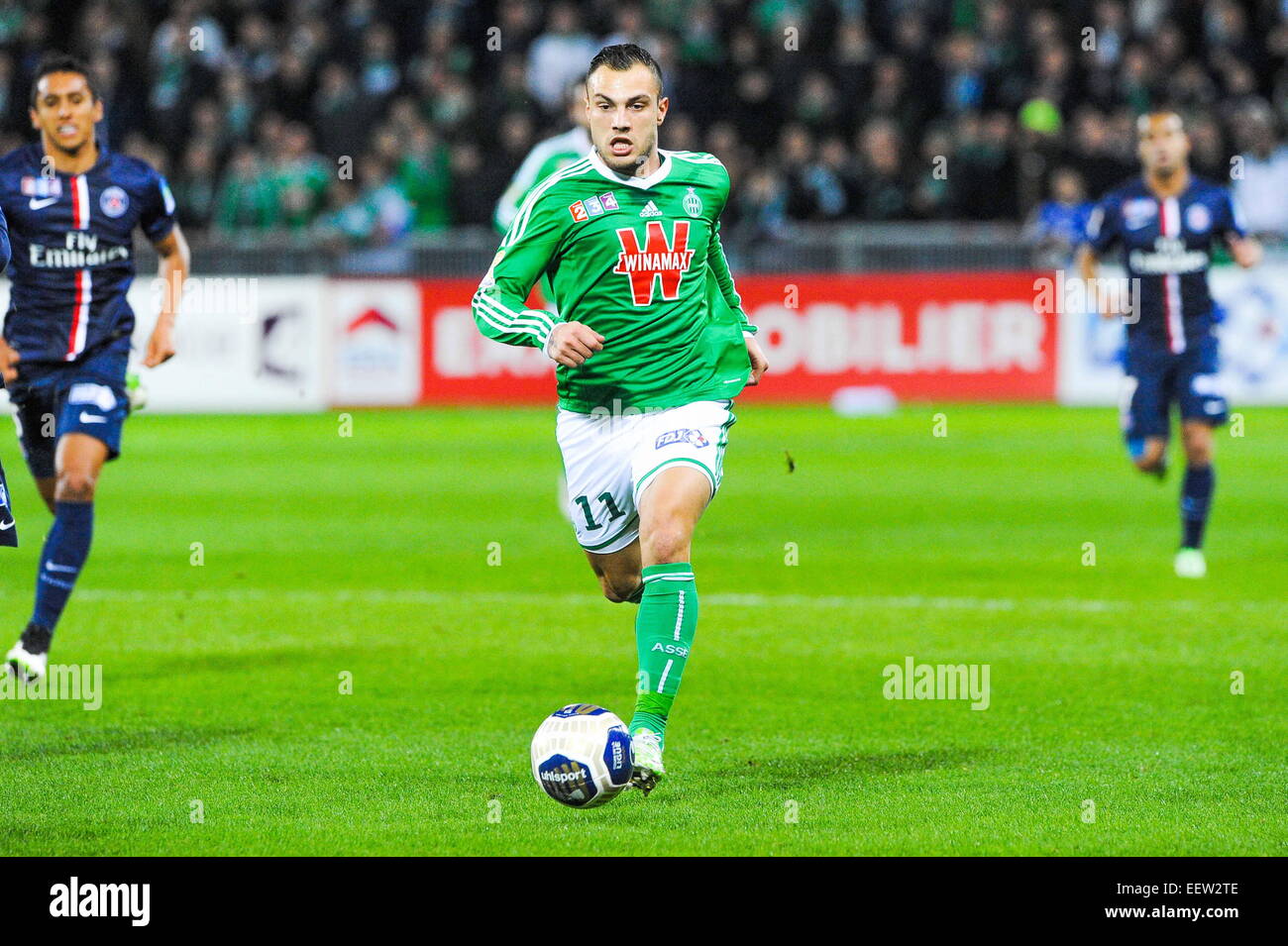 Yohan MOLLO - 13.01.2015 - Saint Etienne/Paris Saint Germain - 1 ...