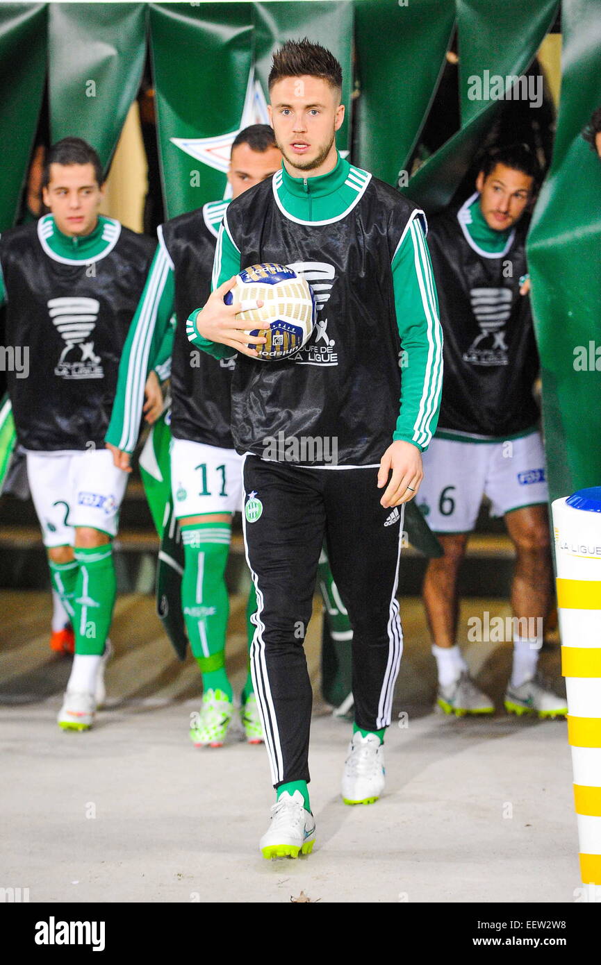 Ricky VAN WOLFSWINKEL - 13.01.2015 - Saint Etienne/Paris Saint Germain - 1/4Finale Coupe de la ...