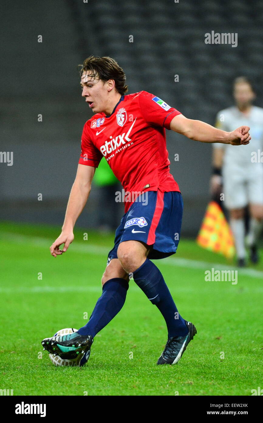 Michael FREY - 14.01.2014 - Lille/Nantes - 1/4Finale Coupe de la Ligue ...