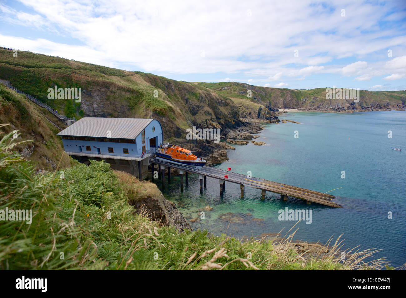 RNLI lifeboat station at Lizard Point, Cornwall Stock Photo - Alamy