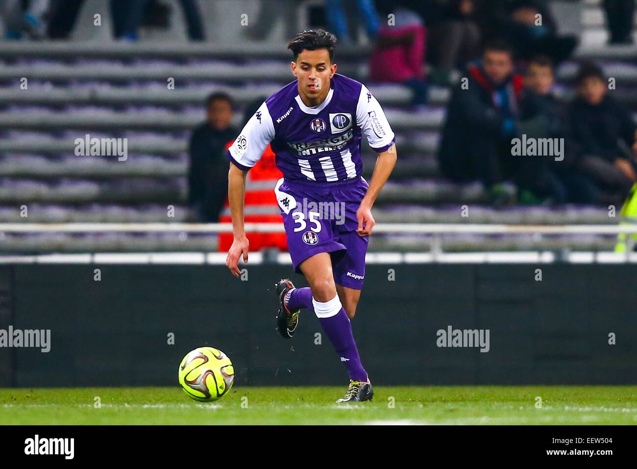 Sami Larabi - 17.01.2015 - Toulouse/Bastia - 21eme journee de Ligue 1 ...