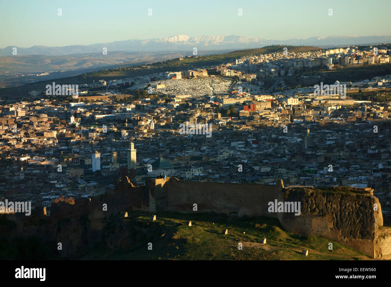 Medina in fes aerial top view hi-res stock photography and images - Alamy