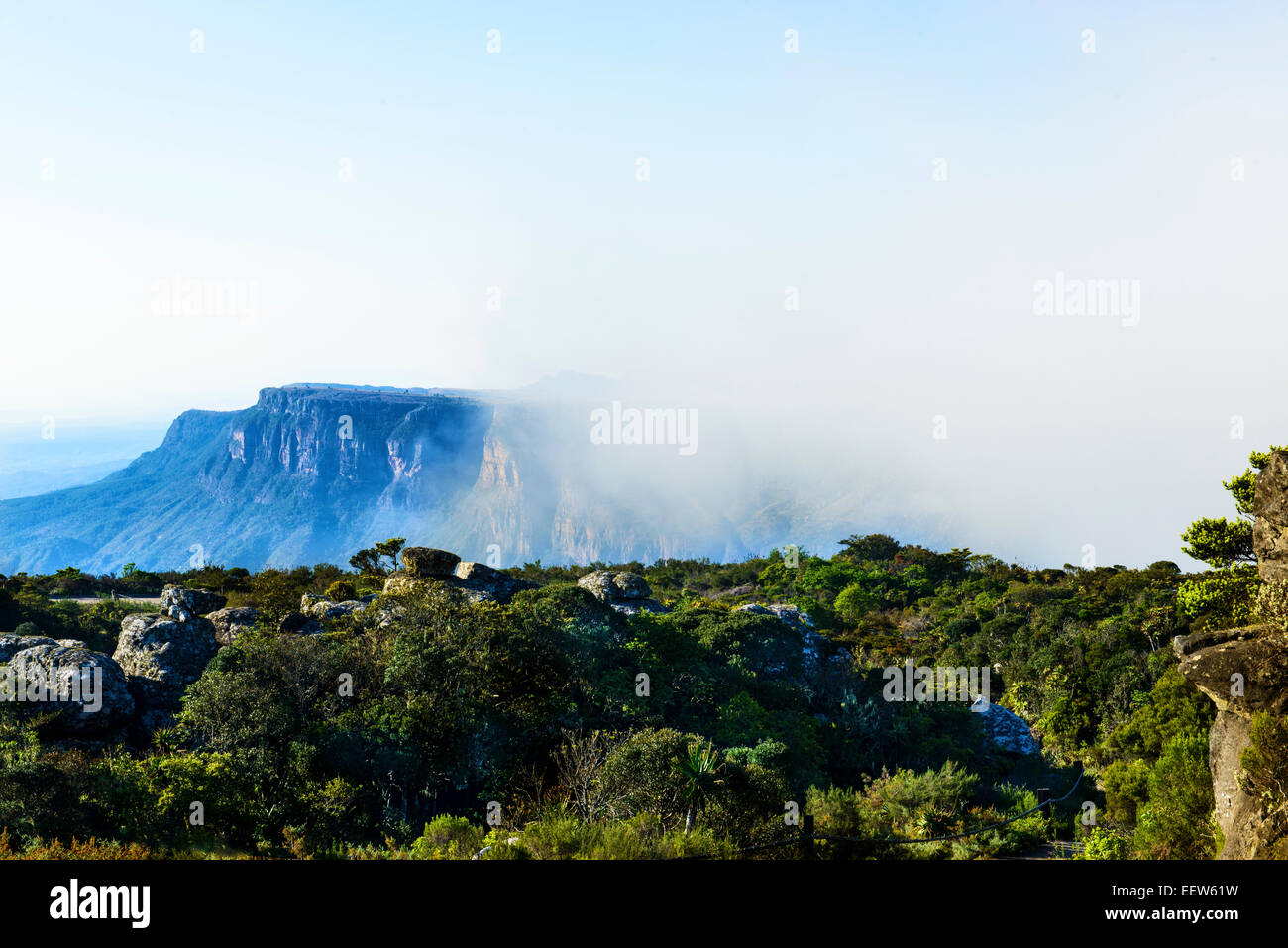 Cloud filled valley, Mariepskop, Drakonsberg Mountains, South Africa ...