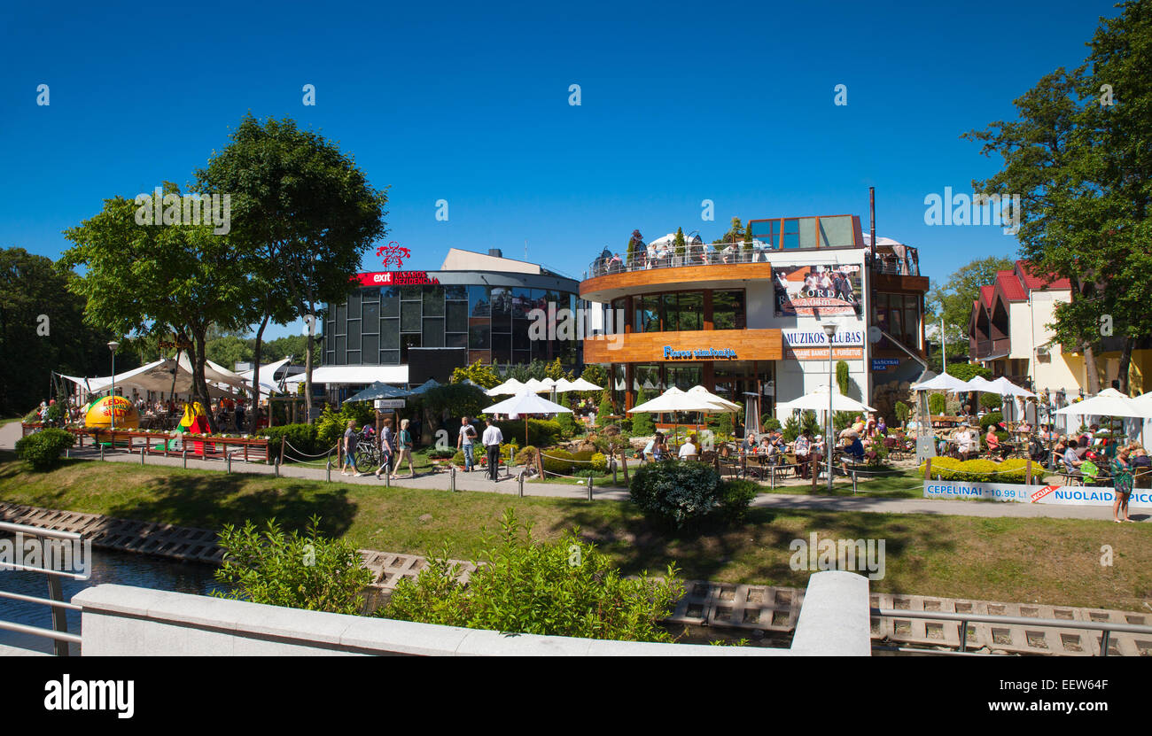 June 15, 2013 - Palanga, Lithuania: Restaurants of Palanga, with ...