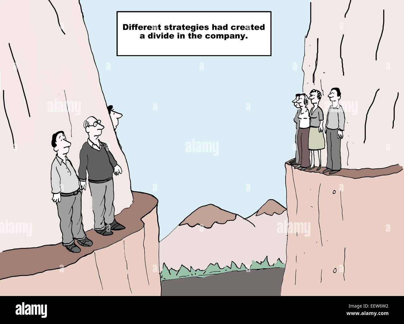 Strategic objectives cartoon hi-res stock photography and images - Alamy