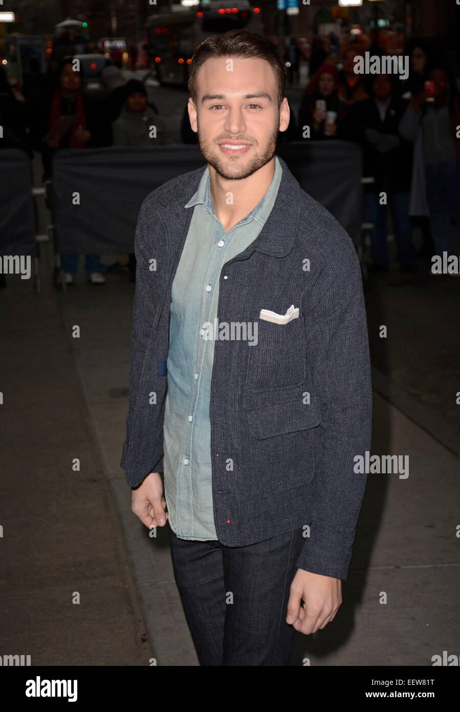 New York, NY, USA. 21st Jan, 2015. Ryan Guzman out and about for ...