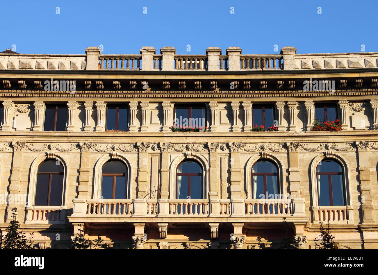 Renaissance palace in Milan, Italy Stock Photo - Alamy
