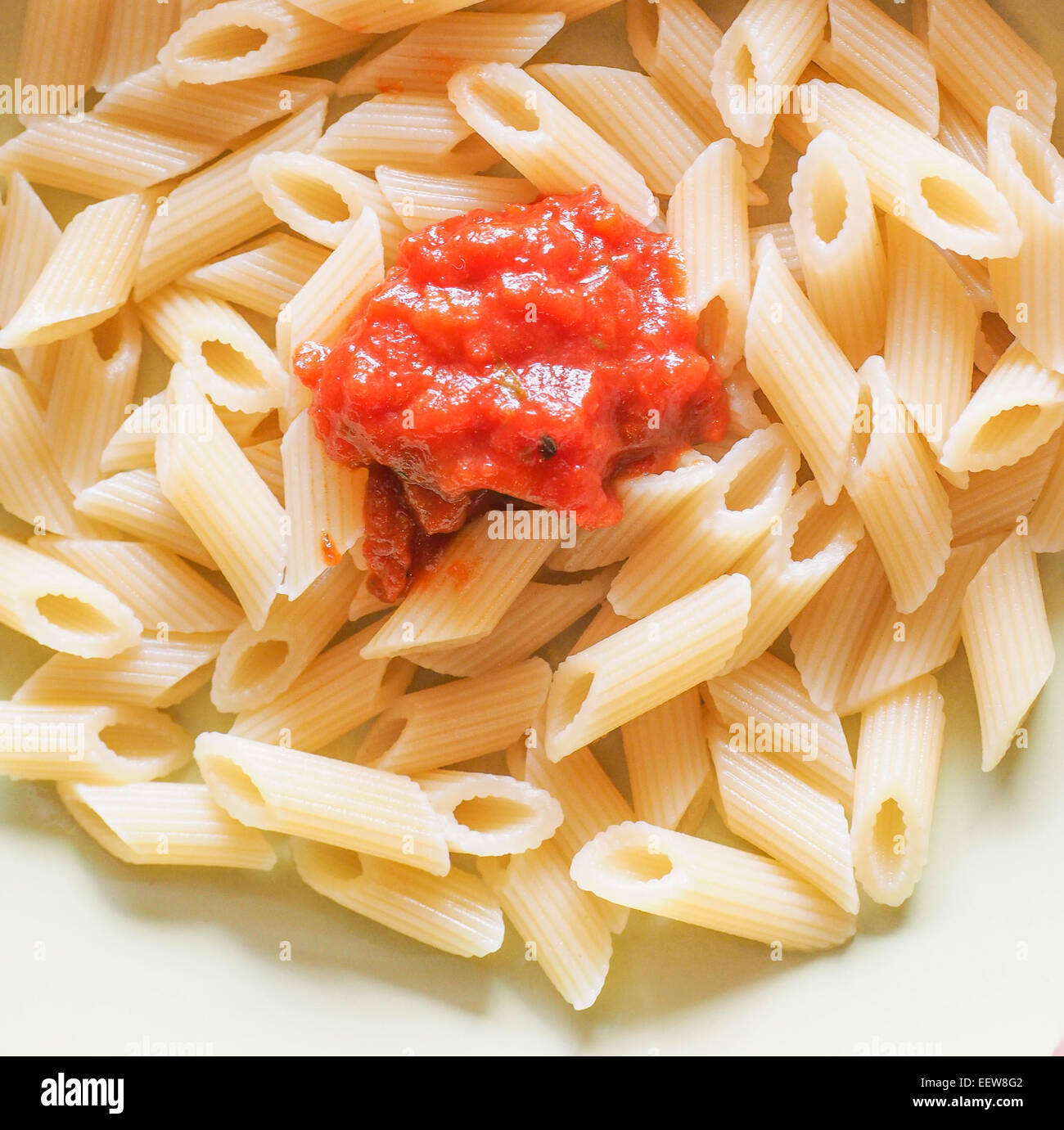 Italian pasta al pomodoro meaning Tomato pasta vegetarian food from ...