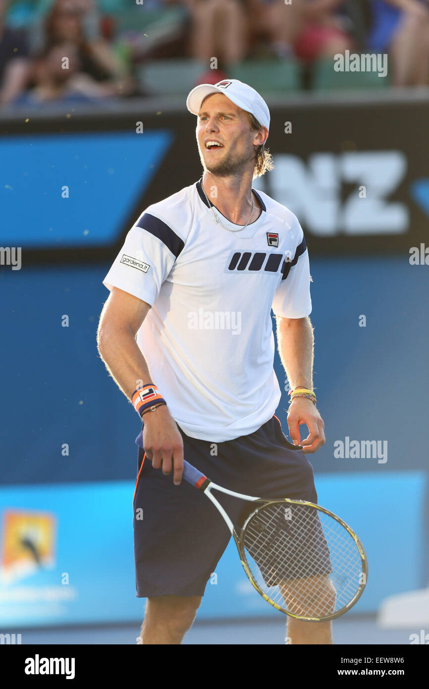 Melbourne, Australia. 21st Jan, 2015. Andreas Seppi (ITA) Tennis : the ...