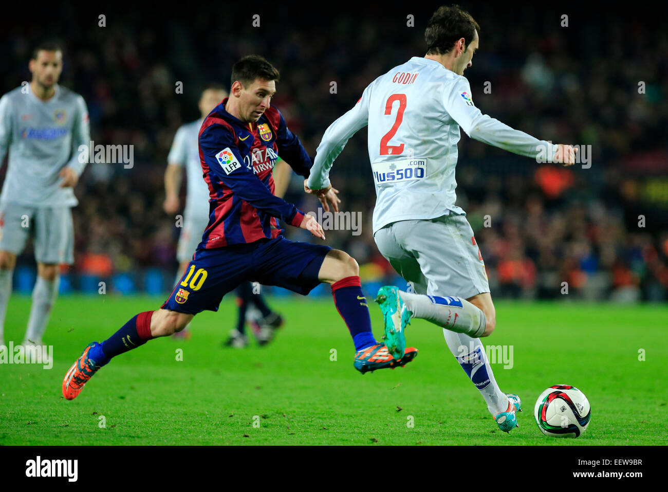 Barcelona. 21st Jan, 2015. Barcelona's Argentine forward Lionel Messi ...
