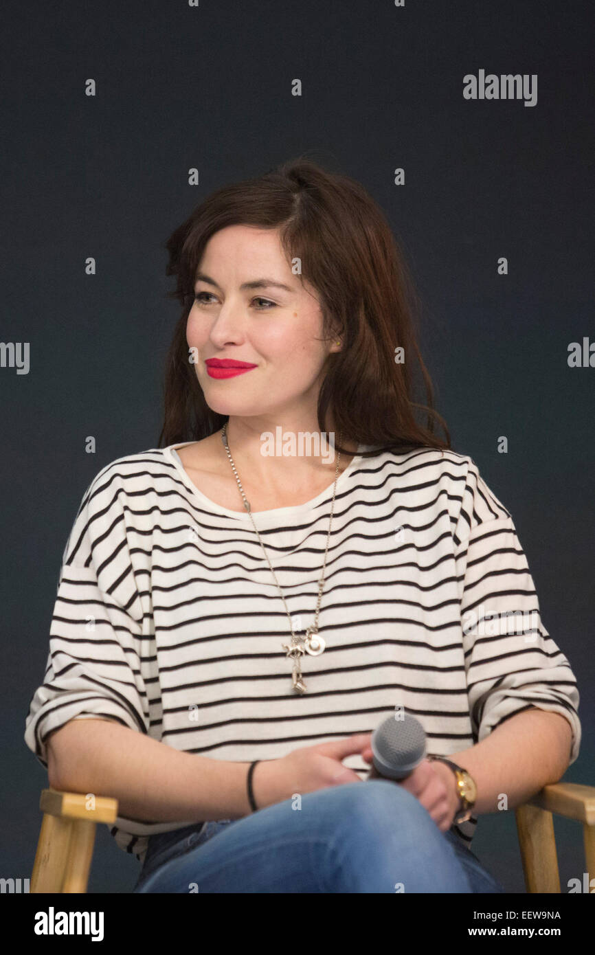 London, UK. 21 January 2015. Pictured: Actress Maimie McCoy who plays ...
