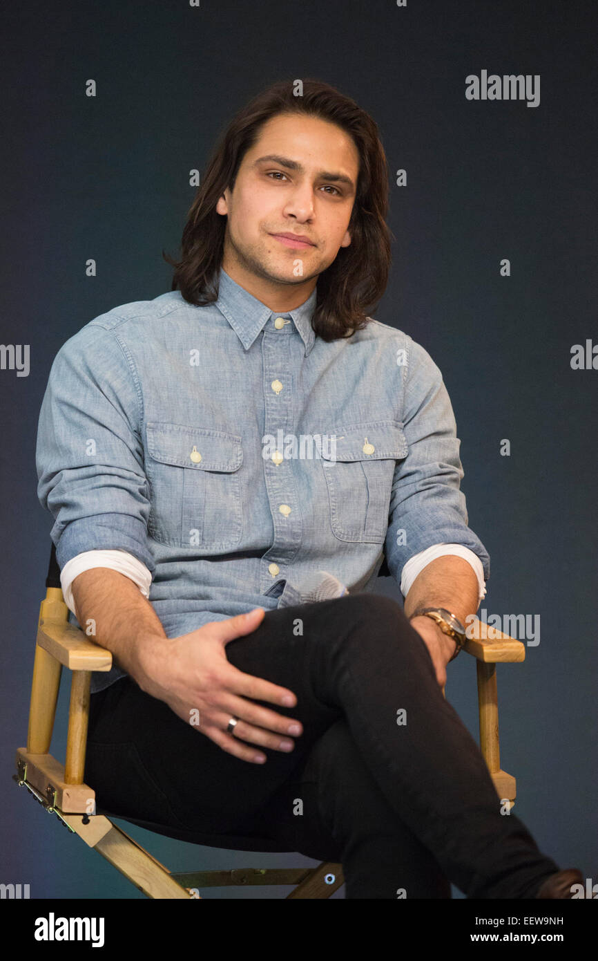London, UK. 21 January 2015. Pictured: Actor Luke Pasqualino who plays ...