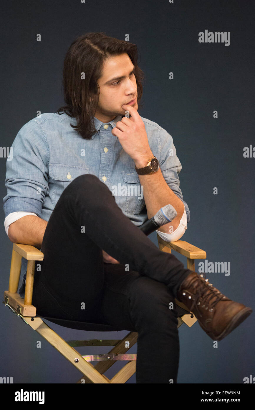London, UK. 21 January 2015. Pictured: Actor Luke Pasqualino who plays ...