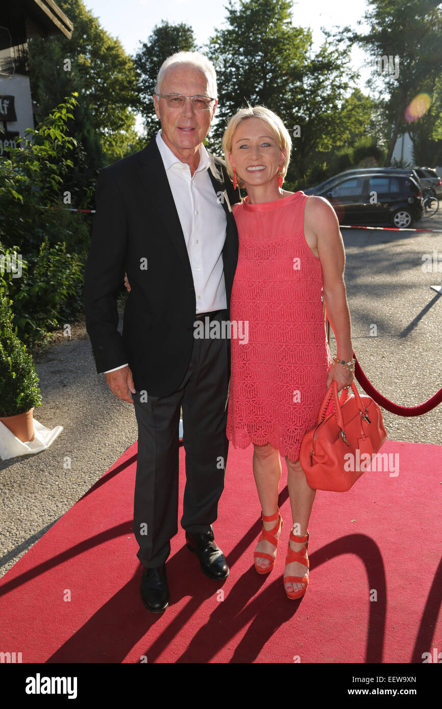 Franz beckenbauer and heidi beckenbauer hi-res stock photography and ...