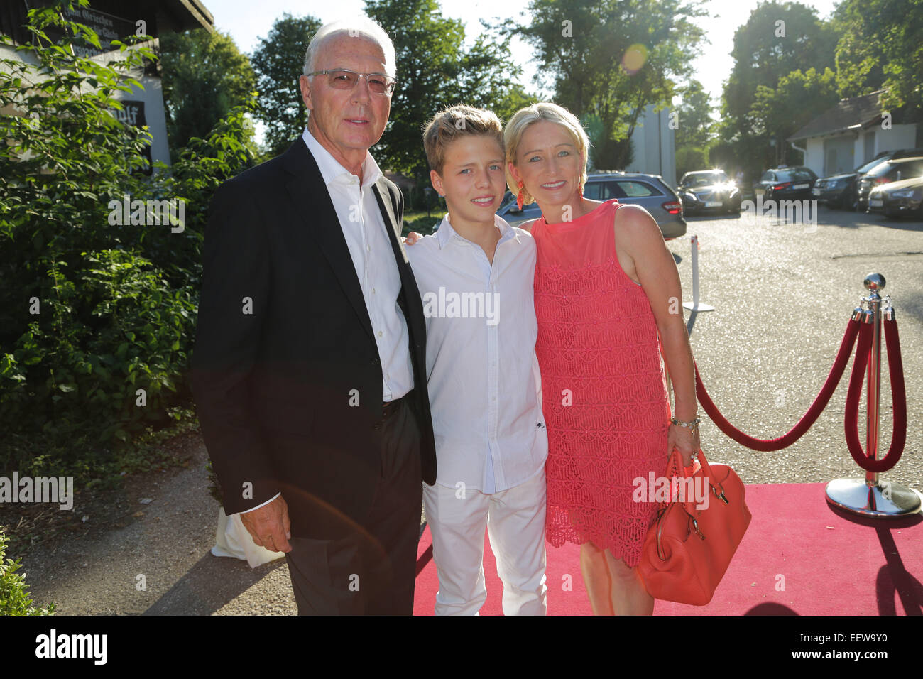 Franz beckenbauer and heidi beckenbauer hi-res stock photography and ...