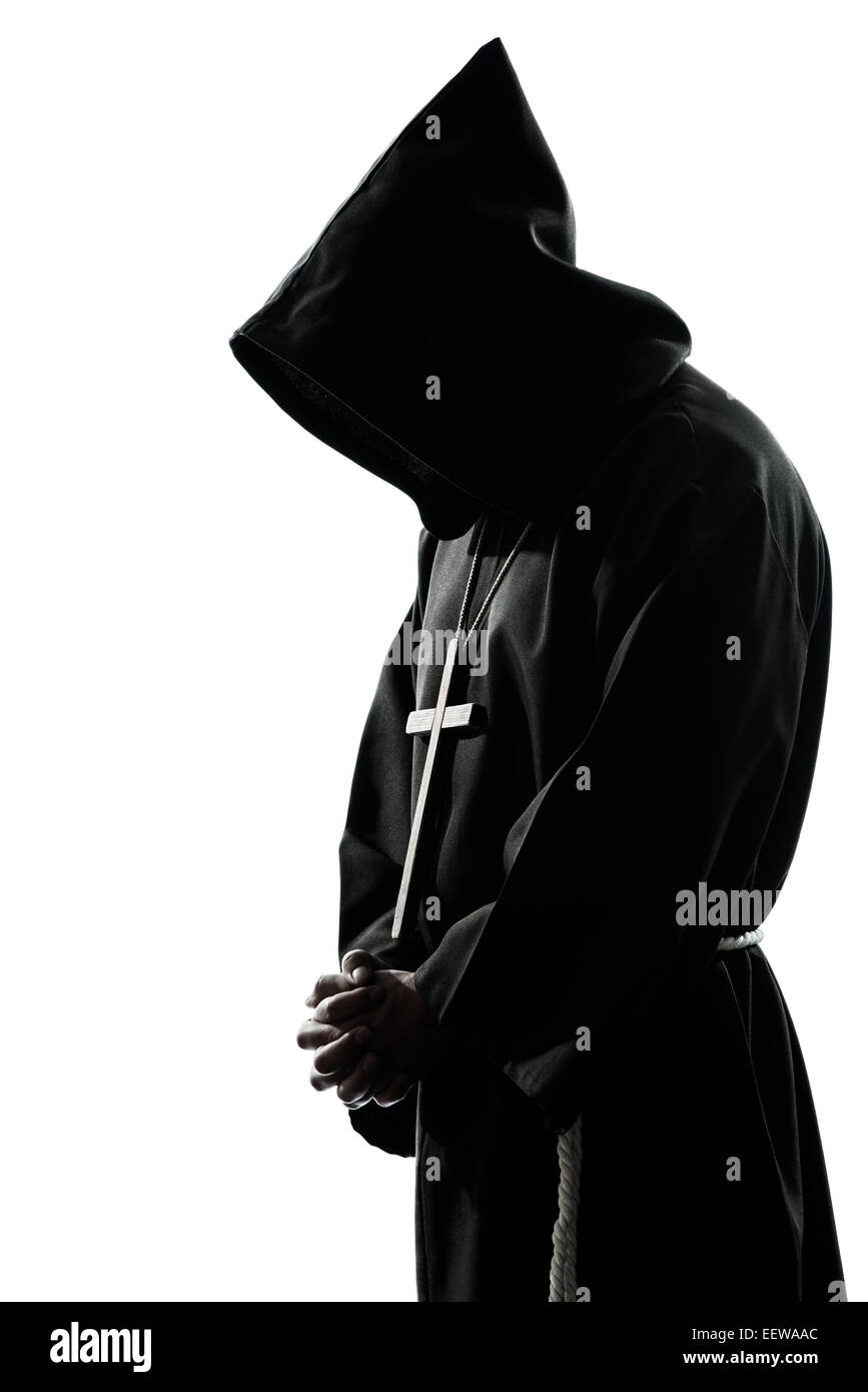 Priest looking up isolated hi-res stock photography and images - Alamy