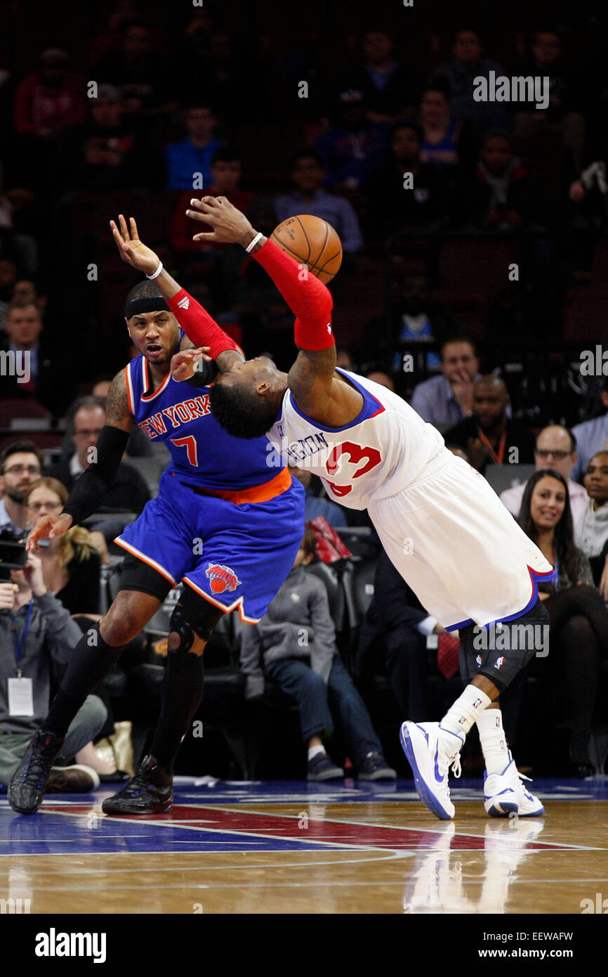 Philadelphia, Pennsylvania, USA. 21st January, 2015. Philadelphia 76ers ...