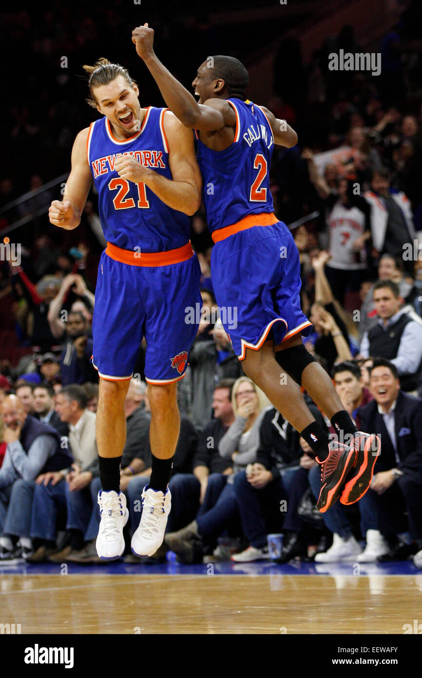 Philadelphia, Pennsylvania, USA. 21st January, 2015. New York Knicks ...