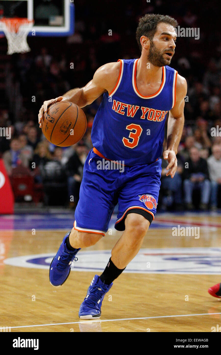Philadelphia, Pennsylvania, USA. 21st January, 2015. New York Knicks ...