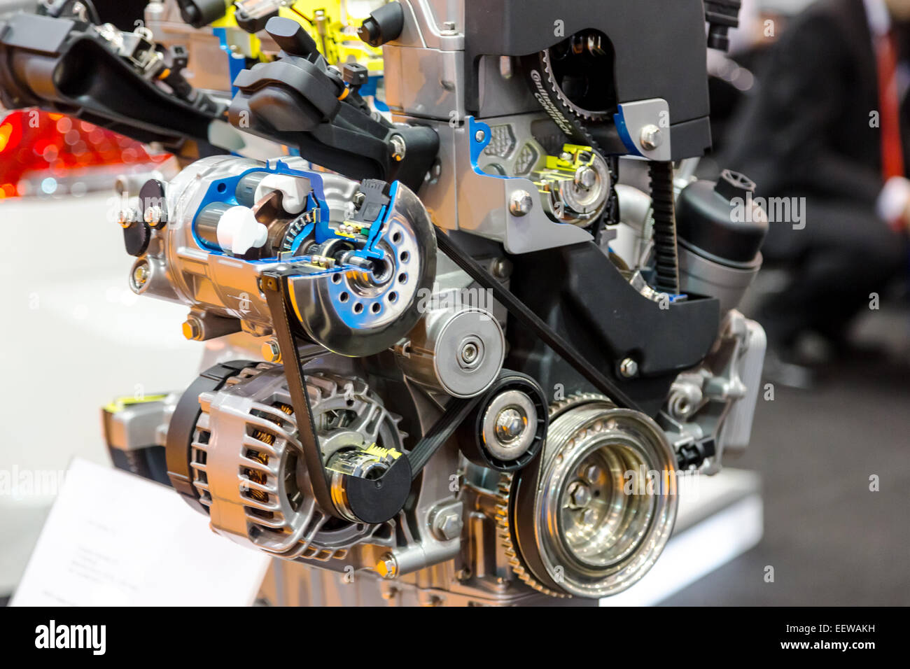 Turbo car engine Stock Photo - Alamy