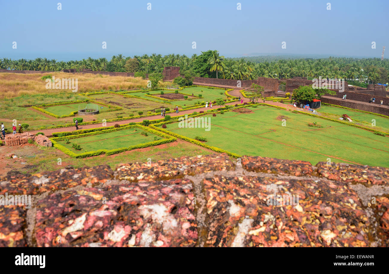 Bekal Fort Inside view Bekal Fort Largest Fort in Kerala India Stock ...