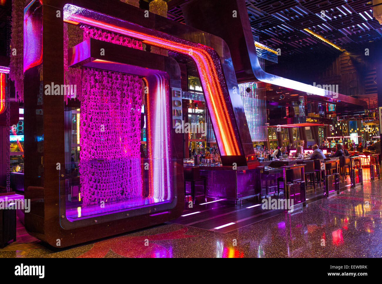 The Interior of Cosmopolitan hotel and casino in Las Vegas Stock Photo ...