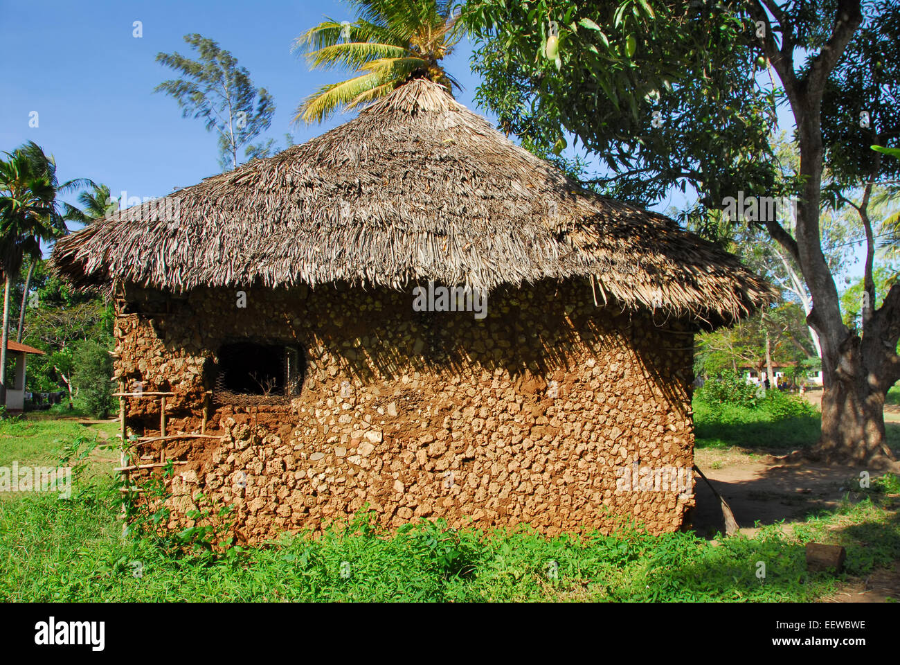typical African house Stock Photo - Alamy