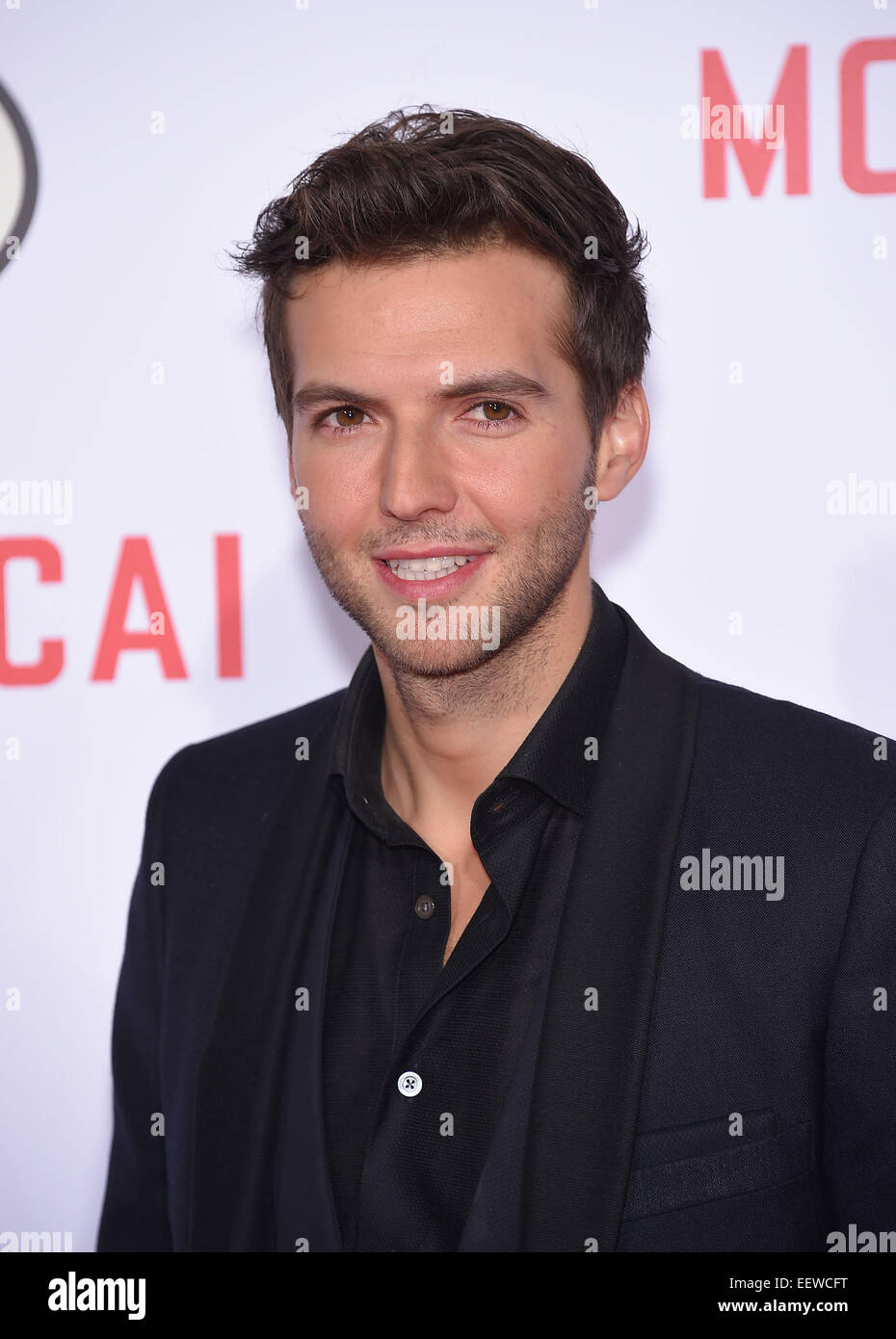 Hollywood, California, USA. 21st Jan, 2015. Guy Burnet arrives for the ...