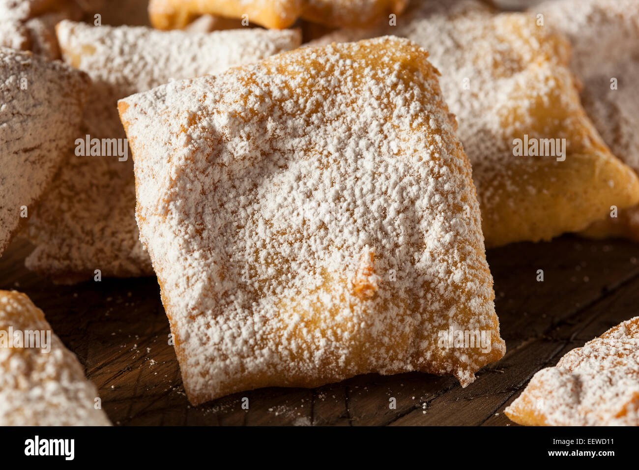 Homemade Powder Sugar Beignets Ready for Breakfast Stock Photo - Alamy