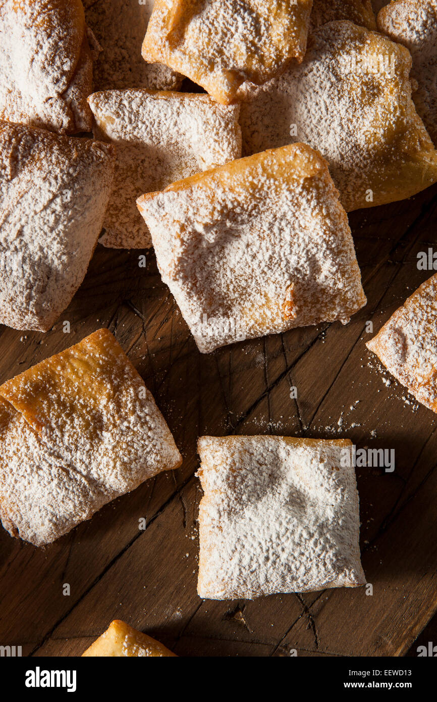 Homemade Powder Sugar Beignets Ready for Breakfast Stock Photo - Alamy