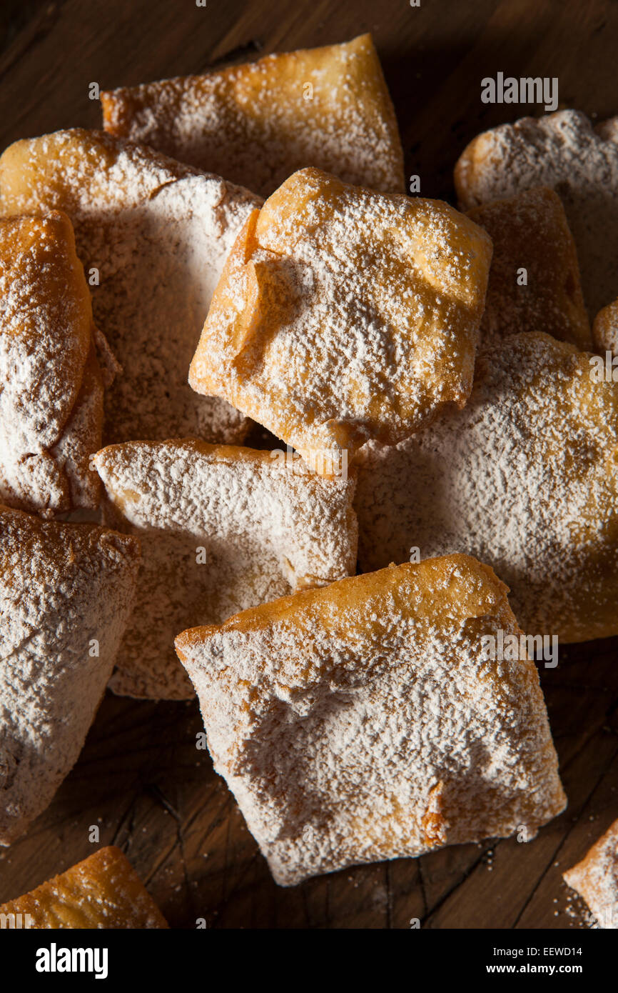 Homemade Powder Sugar Beignets Ready for Breakfast Stock Photo - Alamy