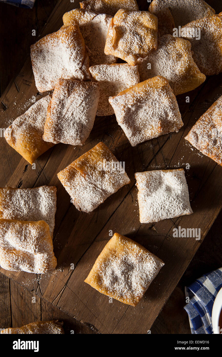 Homemade Powder Sugar Beignets Ready for Breakfast Stock Photo - Alamy